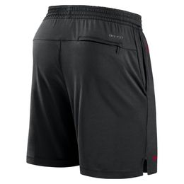 Nike Damen Sporthose "Nike Shorts San Francisco 49ers Nike Dri-FIT Knit", schwarz, Gr. S, Jersey;Mesh;Popeline, 100% Polyester, Hosen
