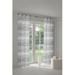 Vorhang WIRTH, B:132cm H:255cm, gr&uuml;n, Jacquard, Baumwolle, Polyester, Wohnzimmer, Gardinen, "Zirbello"