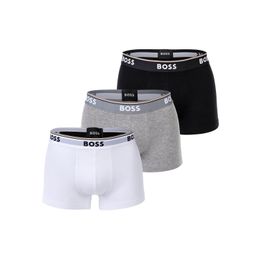 BOSS Herren Boxershorts "Boxershort Trunk 3P Power 3er Pack", Gr. XXL, schwarz-wei&szlig;, Obermaterial: 95% Baumwolle CO. 5% Elasthan EL., Unterhosen