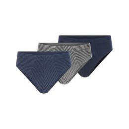 Babista Herren Slip "3er Pack Slip DORLUN", Gr. ML, blau, Obermaterial: 95% Baumwolle CO. 5% Elasthan EL., Unterhosen