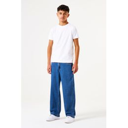 Garcia Kinder Straight-Jeans "JAYSEN", blau, Gr. 134, Denim/Jeans, Obermaterial: 99% Baumwolle, 1% Elasthan, Jeans, im Five-Pocket Style, for Boys