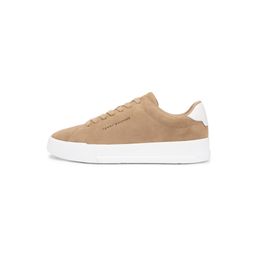 Tommy Hilfiger Sneaker 'COURT CORE' Herren Gr&ouml;&szlig;e 42 dunkelbeige / wei&szlig;