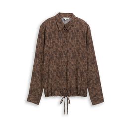 Tom Tailor Bluse Damen Gr&ouml;&szlig;e L camel / schwarz