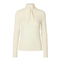 Selected Shirt 'SLFLINA LANO' Damen Gr&ouml;&szlig;e M creme
