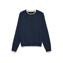 V&eacute;ro Moda Vero Moda Pullover 'VMWONDERFUL' Damen Gr&ouml;&szlig;e XL navy / wei&szlig;