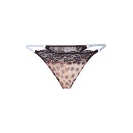 Wild Lovers String 'LYRA' Damen Gr&ouml;&szlig;e XL beige / pastellblau / hellbraun / schwarz