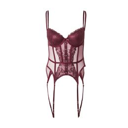 Hunkem&ouml;ller Hunkem&ouml;ller Corsage 'Hollie' Damen Gr&ouml;&szlig;e 75 aubergine