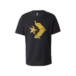 Converse T-Shirt 'SHOELACE' Herren Gr&ouml;&szlig;e S gelb / schwarz / wei&szlig;