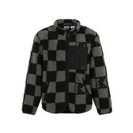 Karl Kani Fleecejacke Jungen Gr&ouml;&szlig;e 146/152 graphit / schwarz