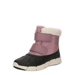Geox Snowboots 'FLEXYPER' M&auml;dchen Gr&ouml;&szlig;e 33 altrosa / schwarz / wei&szlig;