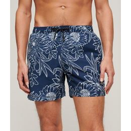 Superdry Herren 15-Zoll Badeshorts aus Recyceltem Material mit Print Blau - Gr&ouml;&szlig;e: M 10620165001872CG002