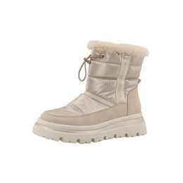 Tom Tailor Snowboots Damen Gr&ouml;&szlig;e 37 creme / silber Winterschuhe