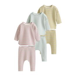 next Set M&auml;dchen Gr&ouml;&szlig;e 80 beige / hellblau / oliv / mauve