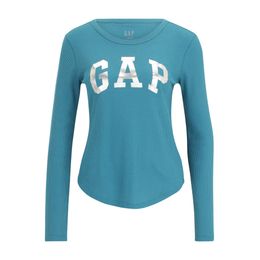 GAP Petite Shirt Damen Gr&ouml;&szlig;e L t&uuml;rkis / silber