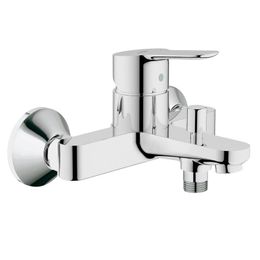 Grohe BauEdge Aufputz-Wannenarmatur, Einhebelmischer, 23334000,