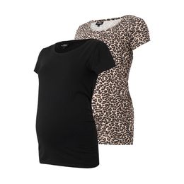 Only Maternity Umstand T-Shirt 'OLMLovely' Damen Gr&ouml;&szlig;e XS hellbeige / braun / hellgrau / schwarz