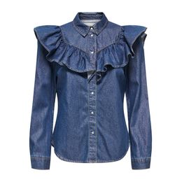 Only Bluse 'ONLINDIGO' Damen Gr&ouml;&szlig;e L blue denim