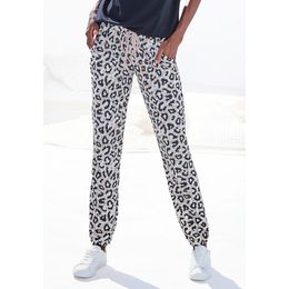 Lascana Pyjamahose mehrfarbig Gr. 32/34 f&uuml;r Damen. Bequem. Nachhaltig.