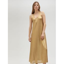 Lola Casademunt Kleid Damen Gr&ouml;&szlig;e 44 gold Winterkleid