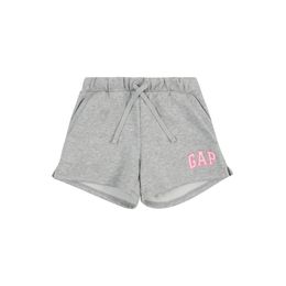 GAP Shorts 'HERITAGE' M&auml;dchen Gr&ouml;&szlig;e 140/146 graumeliert / pink