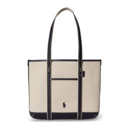 Polo Ralph Lauren Shopper Damen Gr&ouml;&szlig;e One Size creme / dunkelbraun