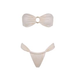 Acuarela Brand Bikini 'Riviera' female White size M