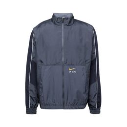 Nike Sportswear Übergangsjacke 'Air' Herren Größe S marine / goldgelb / graphit / weiß