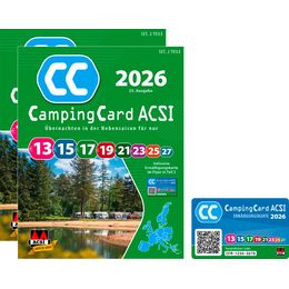 ACSI Campingführer 2026 mit CampingCard Ermäßigungskarte (Deutsch) - Campingführer