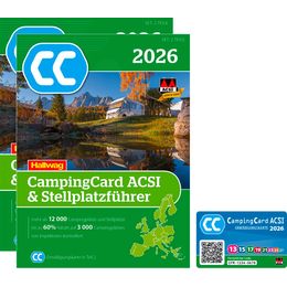 ACSI Stellplatzf&uuml;hrer 2026 mit CampingCard Erm&auml;&szlig;igungskarte (Deutsch) - Campingf&uuml;hrer