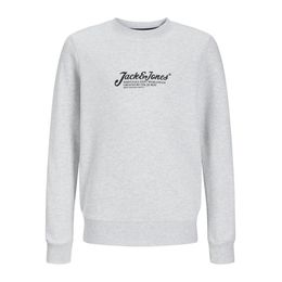 Jack & Jones Jack & Jones Junior Sweatshirt 'Beau' Jungen Gr&ouml;&szlig;e 164 schwarz / wei&szlig;