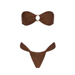 Acuarela Brand Bikini 'Riviera' female Brown size S