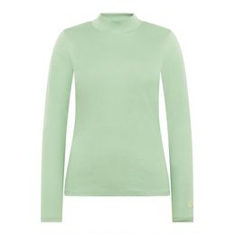 Cartoon Basic Shirt mit Kragen Damen Gr&ouml;&szlig;e S mint