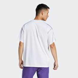 adidas Performance Funktionsshirt 'Real Madrid Terrace Icons' Damen Größe XXXL lila / weiß