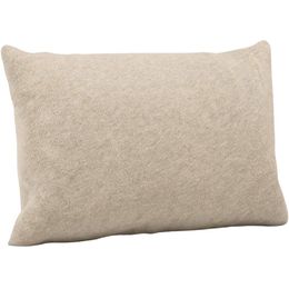 Kissenbezug WOLKENFELD "Flanell Baumwolle Kopfkissenbezug - Premium Kissenbezug", beige, B:70cm L:90cm, Flanell, Obermaterial: 100% Polyester, Kissenbez&uuml;ge, Kissenbezug, Gr&ouml;&szlig;e 80x80, 40x80 und 70x90 cm; versteckter Rei&szlig;verschluss