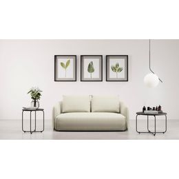 2-Sitzer Trendmanufaktur "Shawn Designsofa mit elegant geschwungen Armlehnen, bequem", wei&szlig; (warm wei&szlig;), B:192cm H:87cm T:99cm, 95% Polyester, 5% Polyacryl, Sofas, organischer Form, mit hochwertigem Bezug