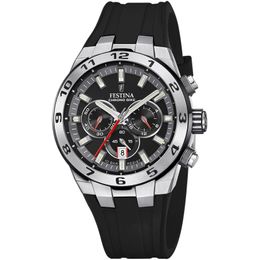 Chronograph Festina "Chrono Bike 2024", schwarz, Armbanduhren, Herren, Armbanduhr, Quarzuhr, Herrenuhr, Stoppfunktion, bis 10 bar wasserdicht