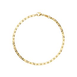 Goldarmband Jobo, gelb (gelbgold 585), Armbänder, Damen, 19cm, Gelbgold 585, 585 Gold 19 cm