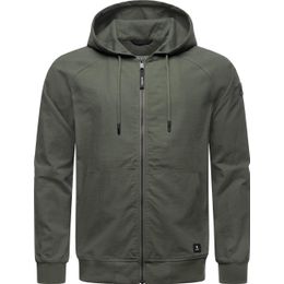 Outdoorjacke Ragwear "Garoo", Herren, Gr. M (50), gr&uuml;n, Material: 100% Baumwolle, Basic, bequem h&uuml;ftbedeckend, hoch geschlossener Ausschnitt, &Auml;rmel ohne &Auml;rmelschlitz B&uuml;ndchen, Jacken Outdoorjacke, Stylische Herren &Uuml;bergangsjacke aus Ripstop-Material