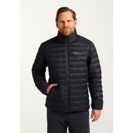 Daunenjacke Jack Wolfskin "PILVI DOWN JKT M RDS", Damen, Gr. L (52), schwarz, Obermaterial: 100% Polyester; Futter: 100% Polyester; F&uuml;llung: 80% Entendaune; 20% Federn, Jacken Daunenjacke