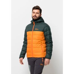 Daunenjacke Jack Wolfskin "ATHER DOWN HOODY M RDS", Damen, Gr. L (52), orange (dragon, fire), OBERSTOFF: 100% POLYESTER; FUTTER: 100% POLYESTER; F&Uuml;LLUNG: 90% ENTENDAUNEN, 10% FEDER;, Jacken Daunenjacke