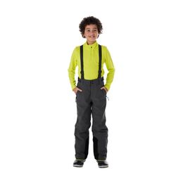 Skihose Killtec "KSW 79 BYS SKI PNTS", M&auml;dchen, Gr. 140, Normalgr&ouml;&szlig;en, schwarz, Obermaterial: 100% Polyester;Futter: 100% Polyester;F&uuml;llung: 100% Polyester, Hosen Skihose, Wasserdichte, atmungsaktive Skihose mit abnehmbarem Latz und Stauraum