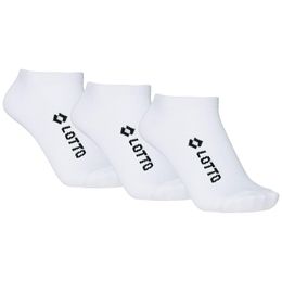 Socken Lotto, Damen, Gr. 35-38, wei&szlig; (hellwei&szlig;), Baumwollmischung, Jacquard, Socken Socken, f&uuml;r alle sportlichen Aktivit&auml;ten
