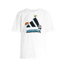 adidas Sportswear Funktionsshirt 'Minecraft' Jungen Größe 140 orange / schwarz / weiß