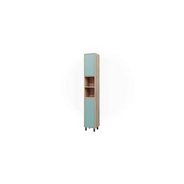 M&ouml;bel Kraft Hochschrank gr&uuml;n Ma&szlig;e (cm): B: 30 H: 190,3 &raquo; M&ouml;bel Kraft