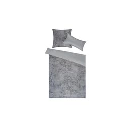 Estella Mako-Satin-Bettw&auml;sche Raphael grau Ma&szlig;e (cm): B: 135 &raquo; M&ouml;bel Kraft