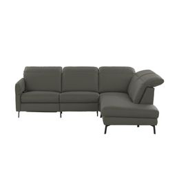 Ecksofa Monja grau Ma&szlig;e (cm): B: 279 H: 105 T: 235.0 Sofas > Sofas nach Material > Ledersofas &raquo; Sofa DE