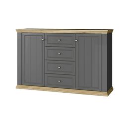 Möbel Kraft Sideboard grau Maße (cm): B: 148,6 H: 95,3 T: 43.5 » Möbel Kraft