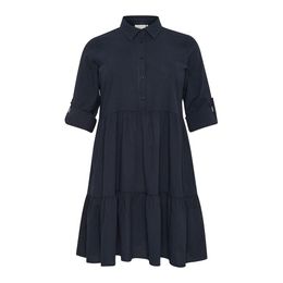 Kaffe CURVE Kleid 'KCnana' Damen Gr&ouml;&szlig;e 48 navy Winterkleid