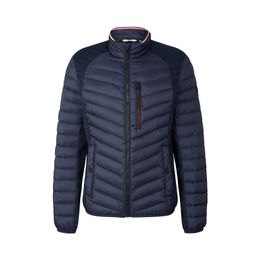 Tom Tailor Jacke Hybrid Steppjacke mit Stehkragen und Reißverschluss