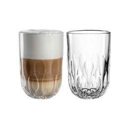 Leonardo Latte Macchiato Gläser (3) Gocce 390 ml 2er Set